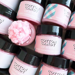 Cotton Candy Lip Scrub Lip Sugar Scrub Avocado Butter Sugar - Etsy