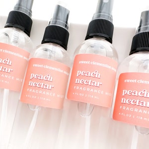 Peach Nectar Fragrance Mist Body Mist Body Spray - Etsy