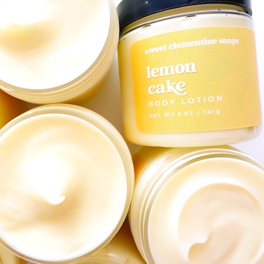Lemon Cake Body Lotion, Body Cream, Body Butter Lotion, Lemon, Mandarin ...