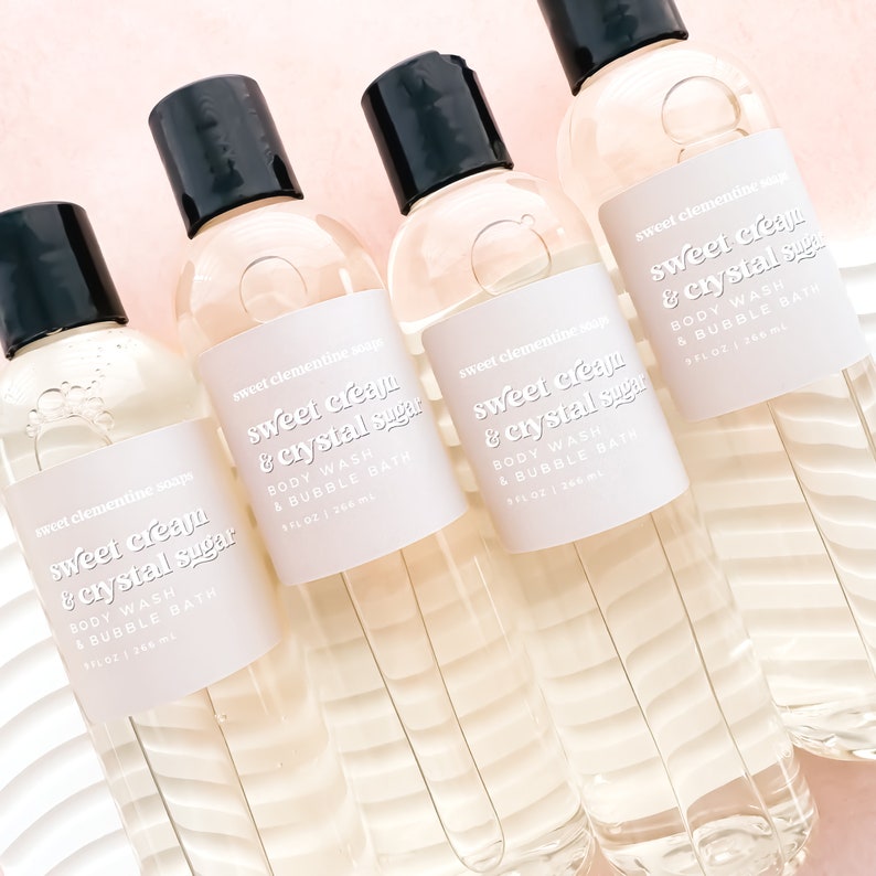 Body Wash, Sweet Cream, Shower Gel, Bubble Bath, Liquid Soap, Milk ...