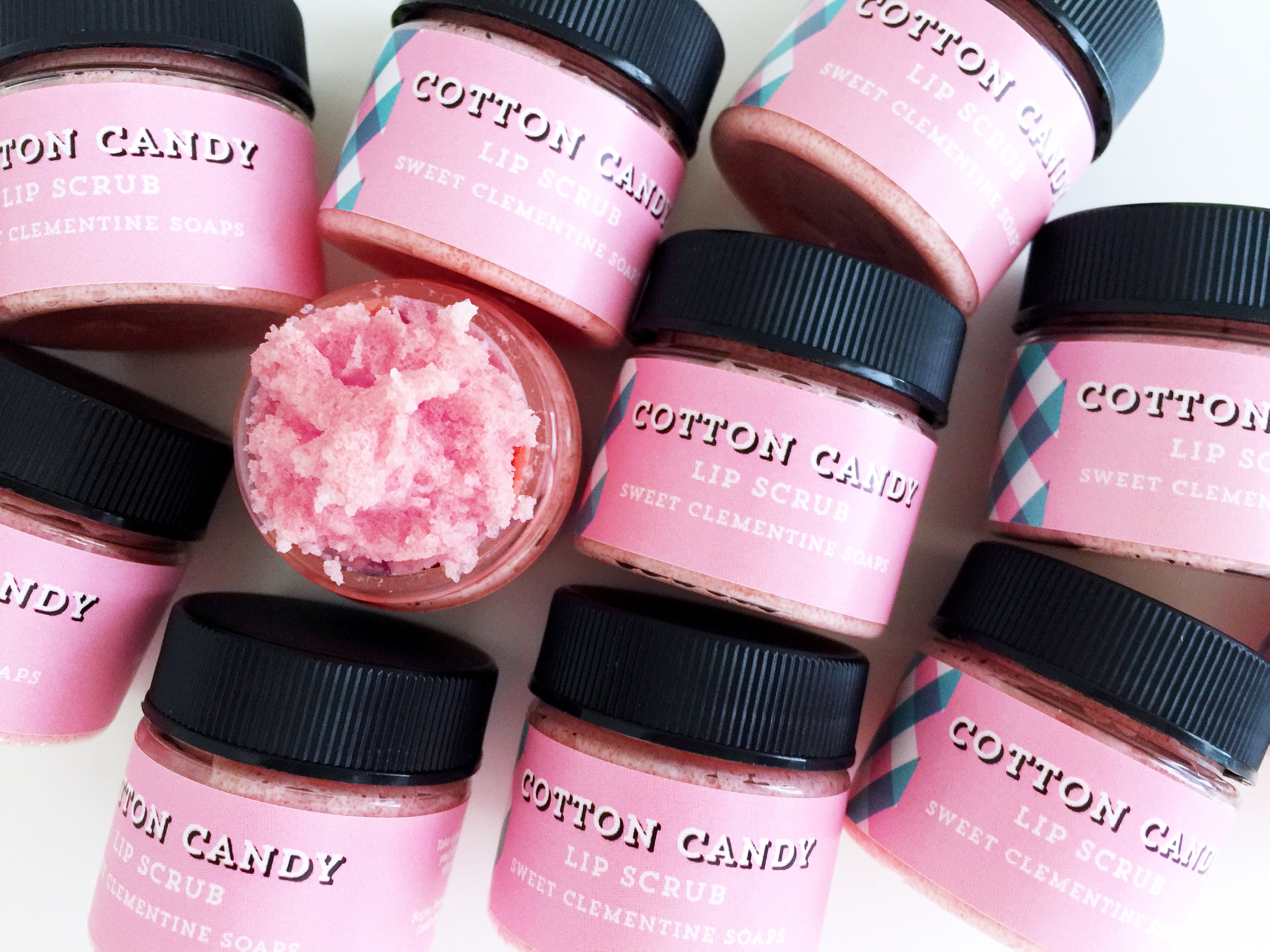 Cotton Candy Lip Scrub Lip Sugar Scrub Avocado Butter Sugar | Etsy