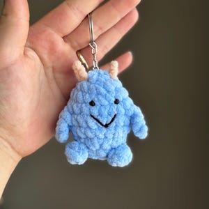 5 Amigurumi Monster Keychains – Crochet Pattern PDF for Beginners – DIY ...