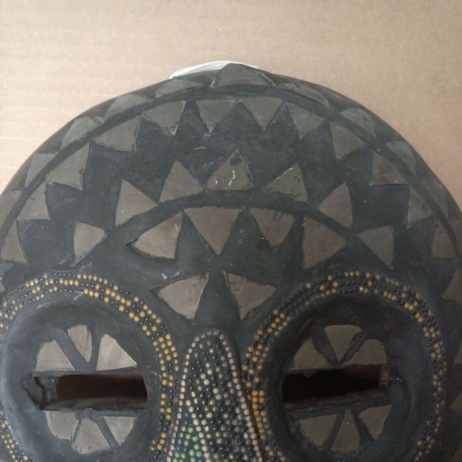 African Art Baluba Hand Carved Moon Mask Ashanti People of West Ghana ...