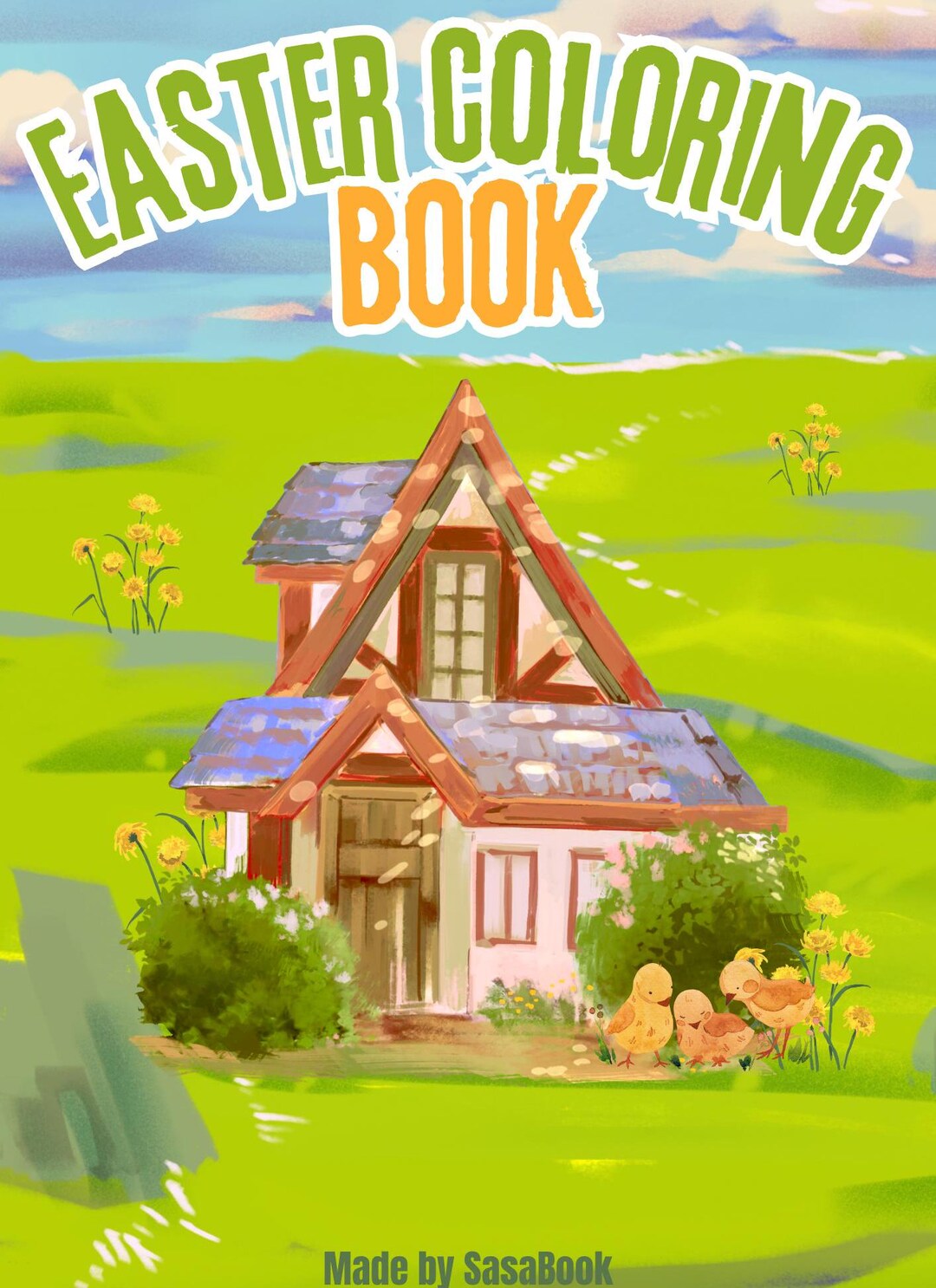 Coloring Book for Kids (easter Edition) - Etsy
