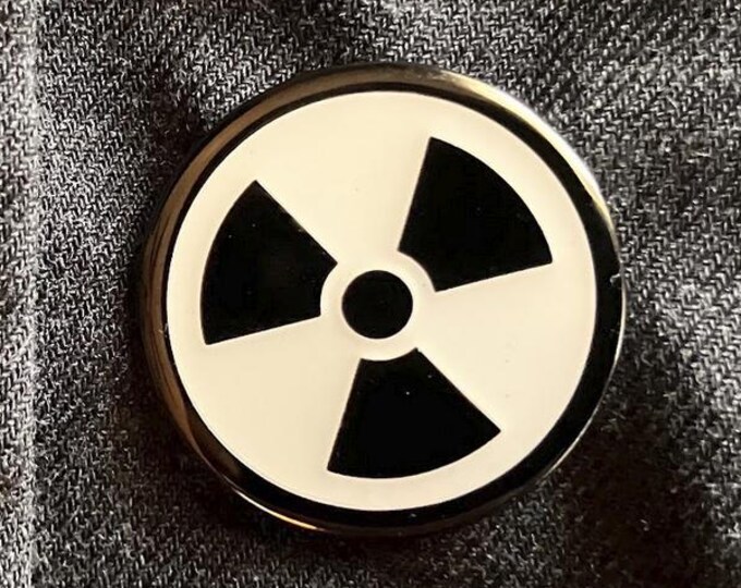 Glow-in-the-dark Radiation Hazard Symbol Hard Enamel Pin - Etsy