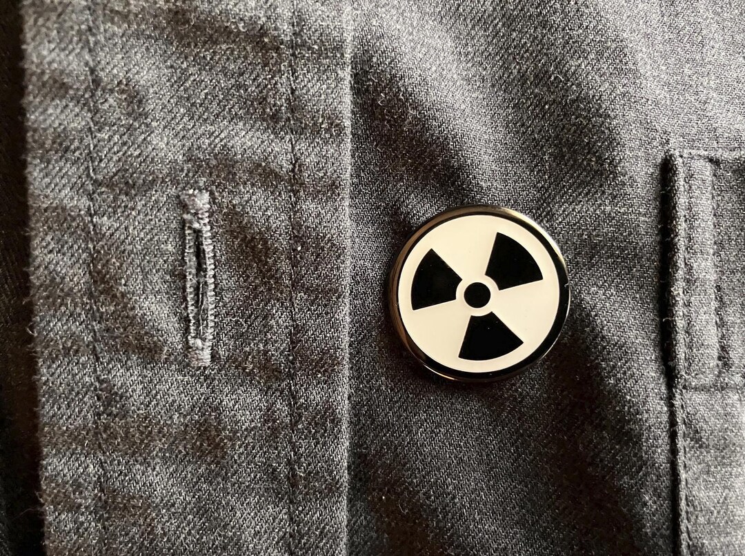 Glow-in-the-dark Radiation Hazard Symbol Hard Enamel Pin - Etsy