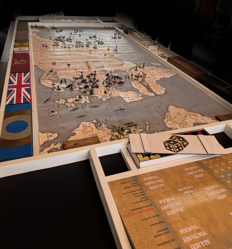 Axis and Allies - Global - Unit Boxes - Complete Set - Etsy