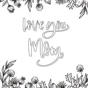 12 Printable Mother's Day Coloring Pages | Kids Activity Sheets | DIY ...