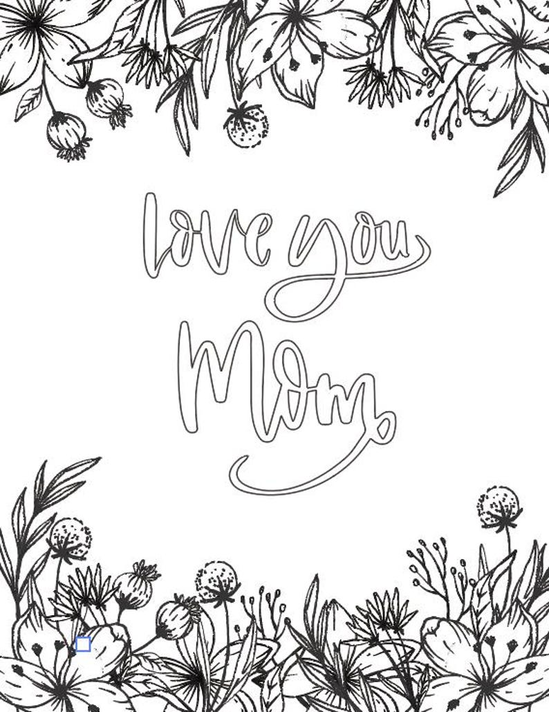 12 Printable Mother's Day Coloring Pages | Kids Activity Sheets | DIY ...