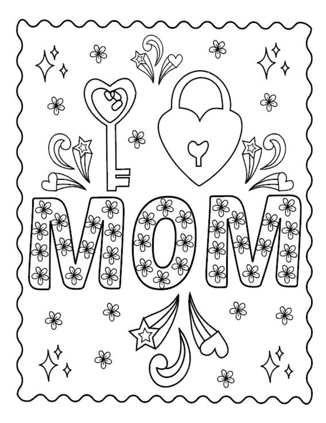 12 Printable Mother's Day Coloring Pages | Kids Activity Sheets | DIY ...