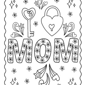 12 Printable Mother's Day Coloring Pages | Kids Activity Sheets | DIY ...