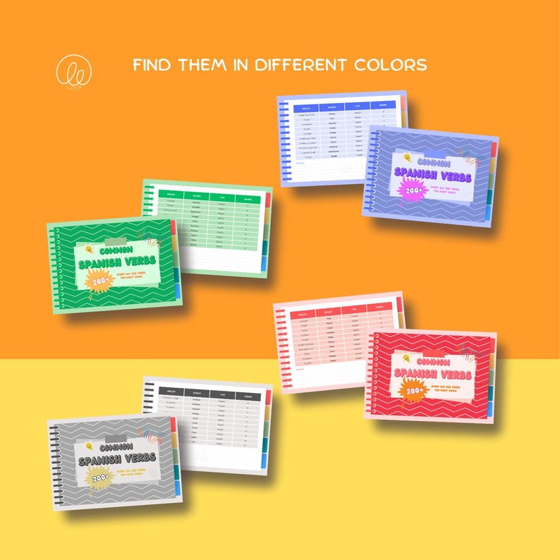 230 Most Common Spanish Verbs – Printable PDF + Freebies – Language ...