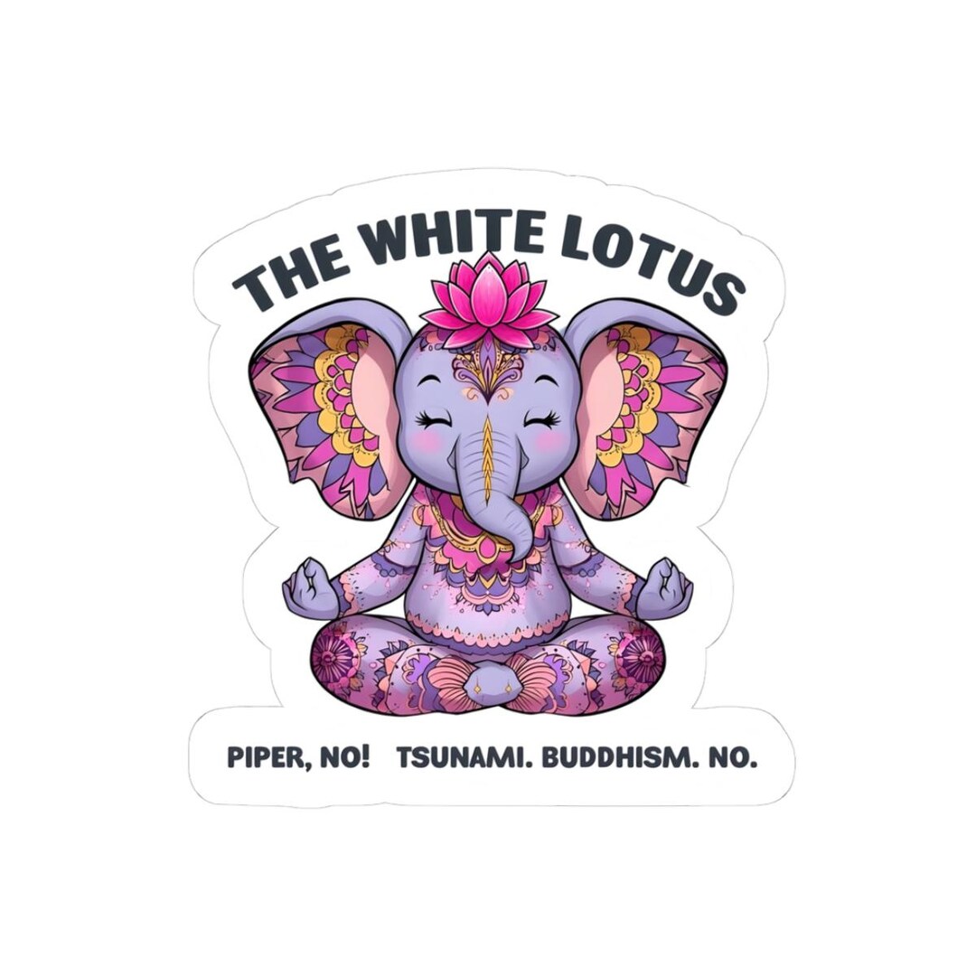 The White Lotus Piper No Elephant Kiss-cut Stickers - Gifts for Fans of ...