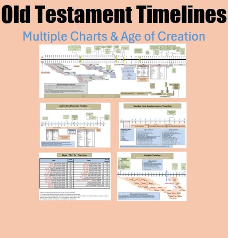 Bible Timeline - Etsy