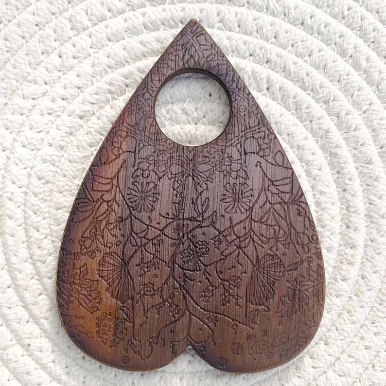 Handmade Planchette for Use With Spirit Board and Ouija Boards: Wood ...