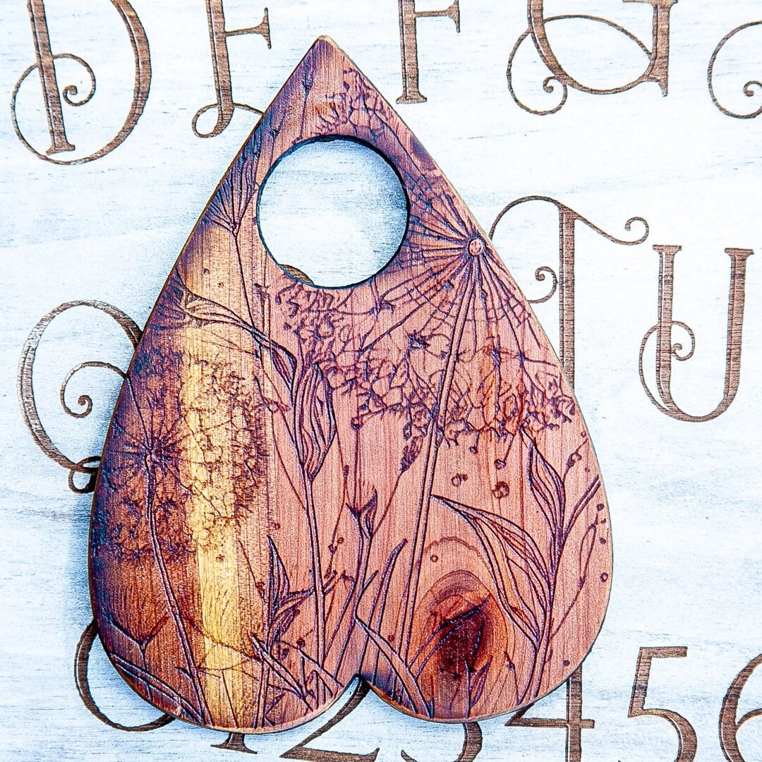 Handmade Planchette for Use With Spirit Board and Ouija Boards: Wood ...
