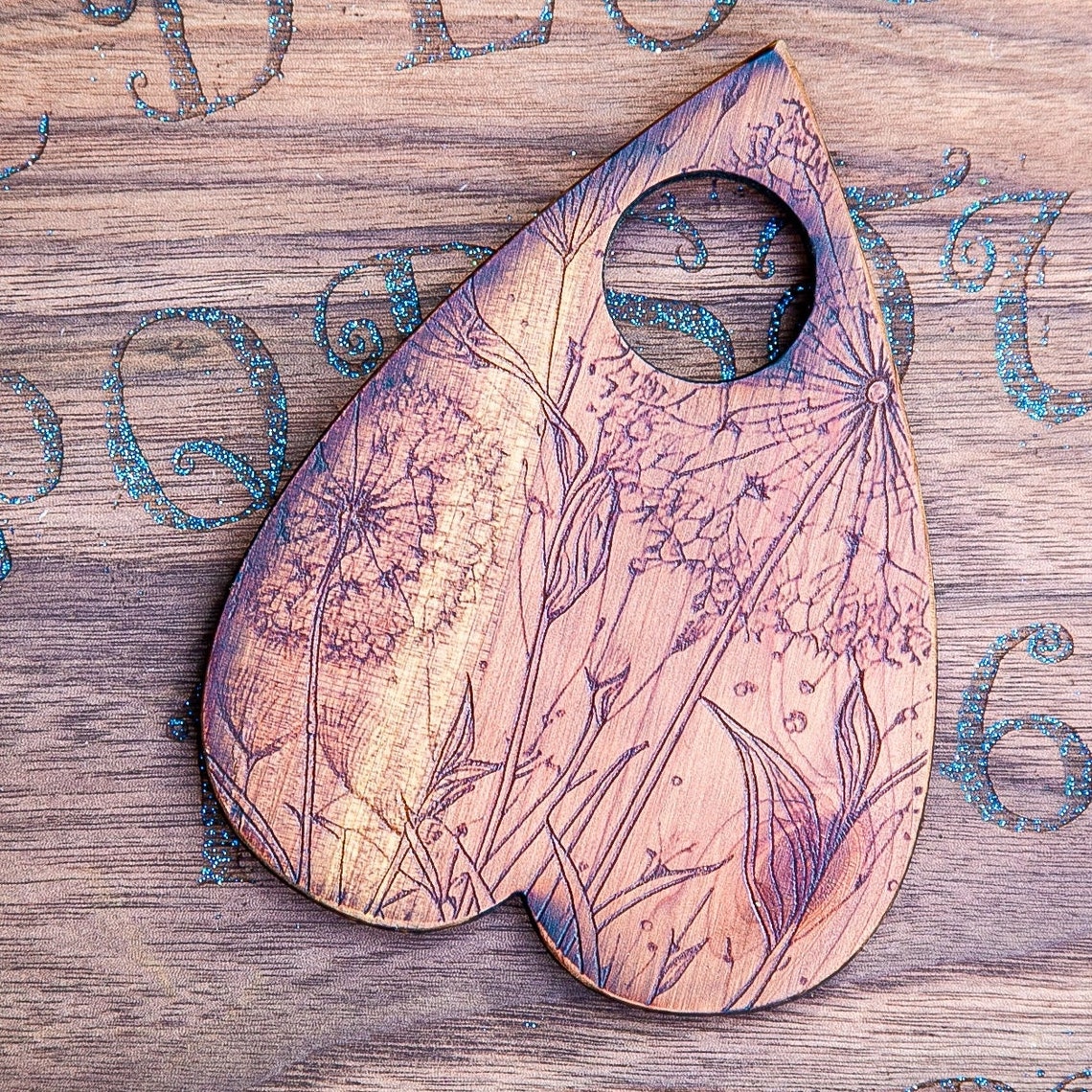 Handmade Planchette for Use With Spirit Board and Ouija Boards: Wood ...