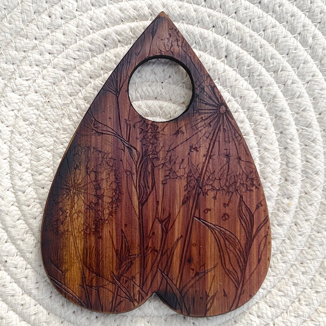 Handmade Planchette for Use With Spirit Board and Ouija Boards: Wood ...