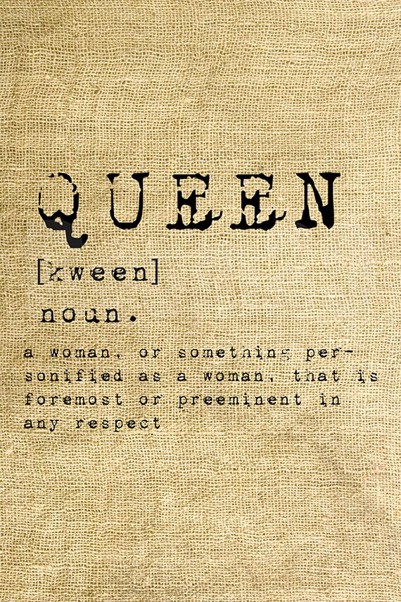 Items Similar To INSTANT DOWNLOAD Queen Dictionary Definition Items Similar To INSTANT DOWNLOAD Queen Dictionary Definition