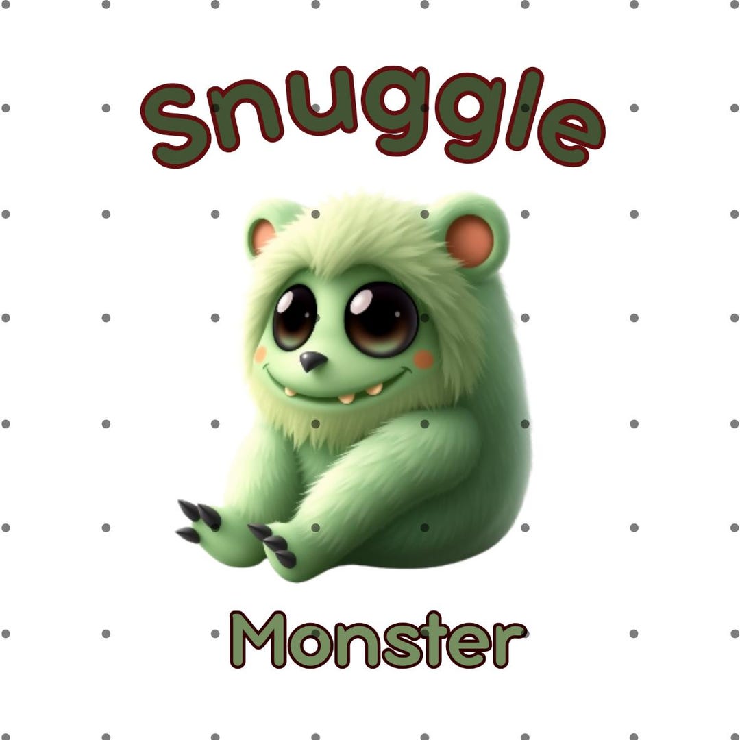Cute Monster PNG – Labubu Inspired- Kawaii Fantasy Creature Digital ...