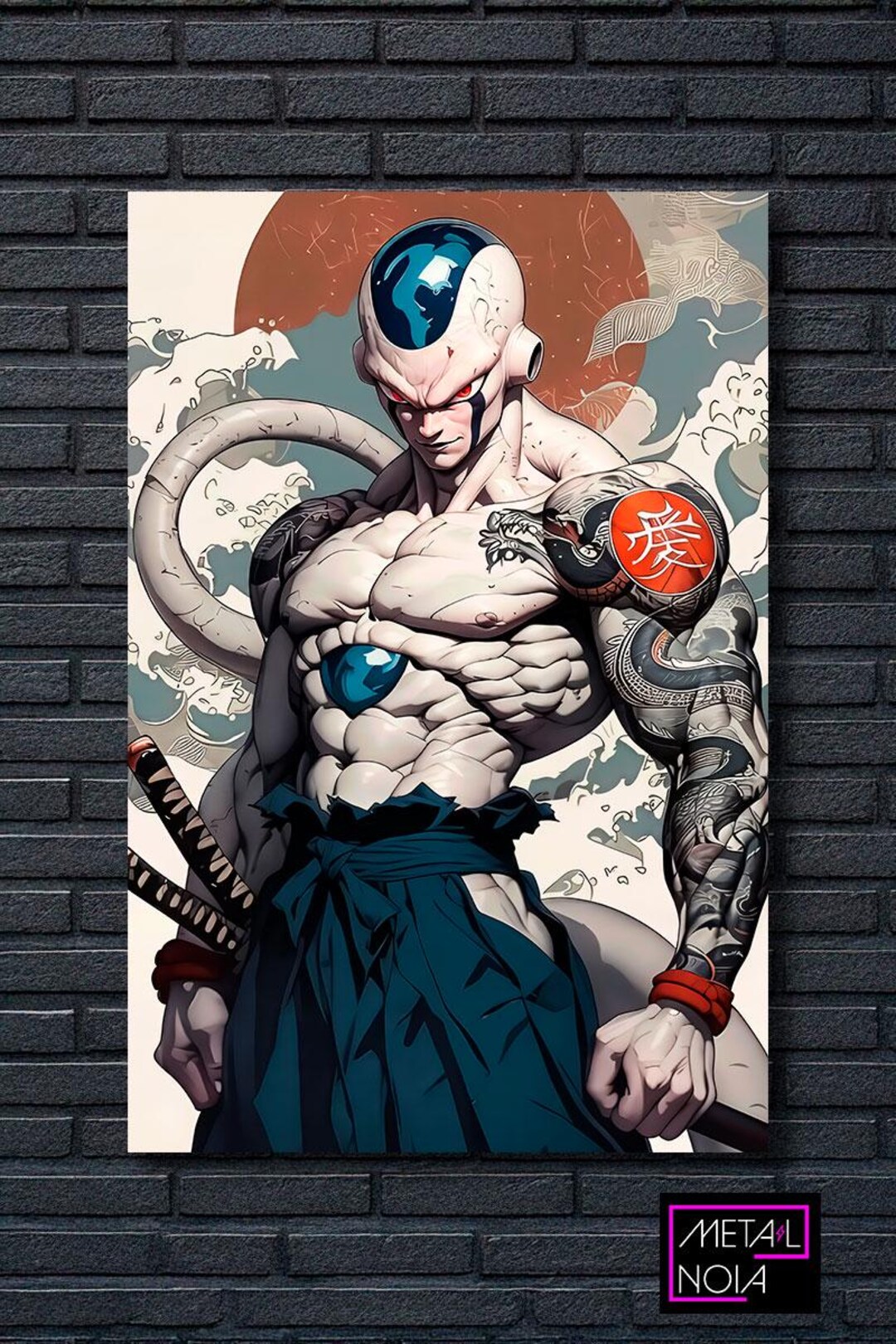 Freezer Art 4 HD Metal Painting - Dragon Ball - Etsy
