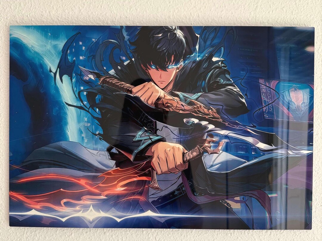 Solo Leveling Art Metal Frame HD - Sung Jinwoo 7 : Solo Leveling - Etsy