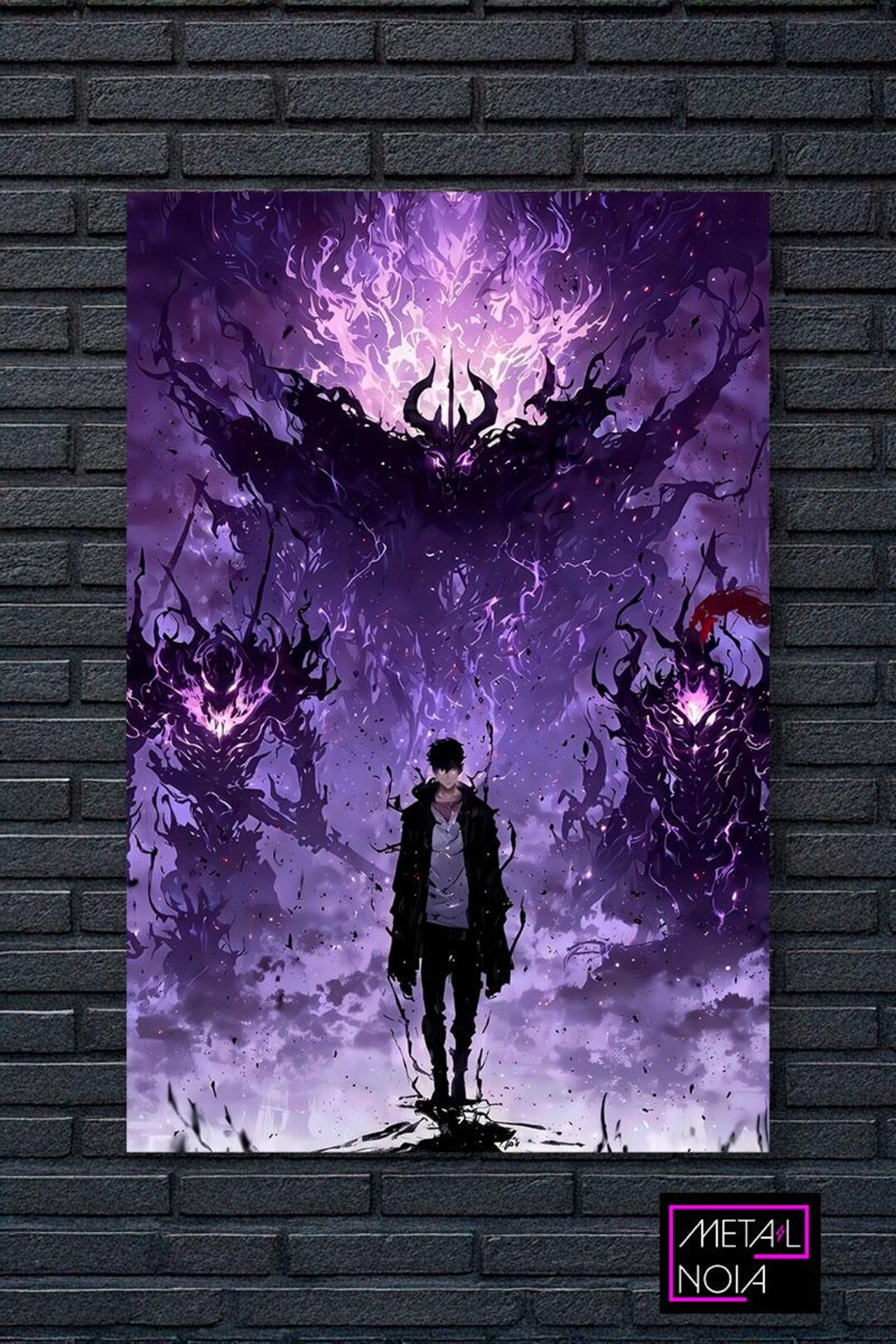 Solo Leveling Metal Frame HD - Sung Jinwoo 2: Solo Leveling - Etsy