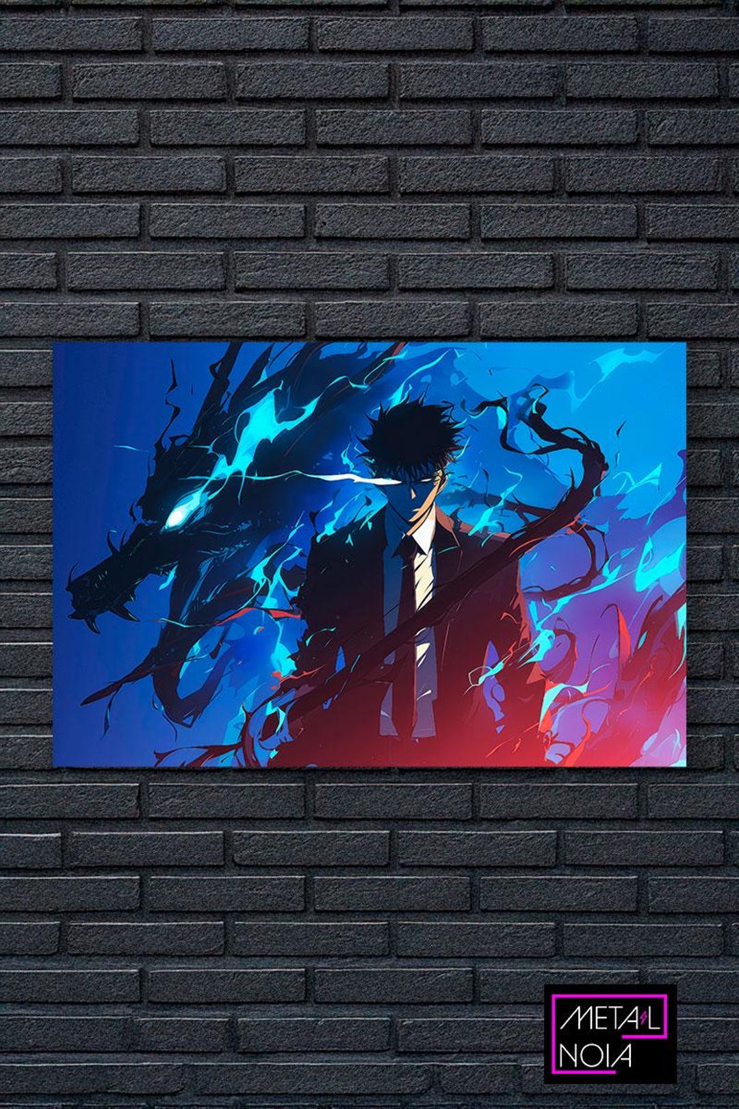 Solo Leveling Art Metal Frame HD - Sung Jinwoo 7 : Solo Leveling - Etsy