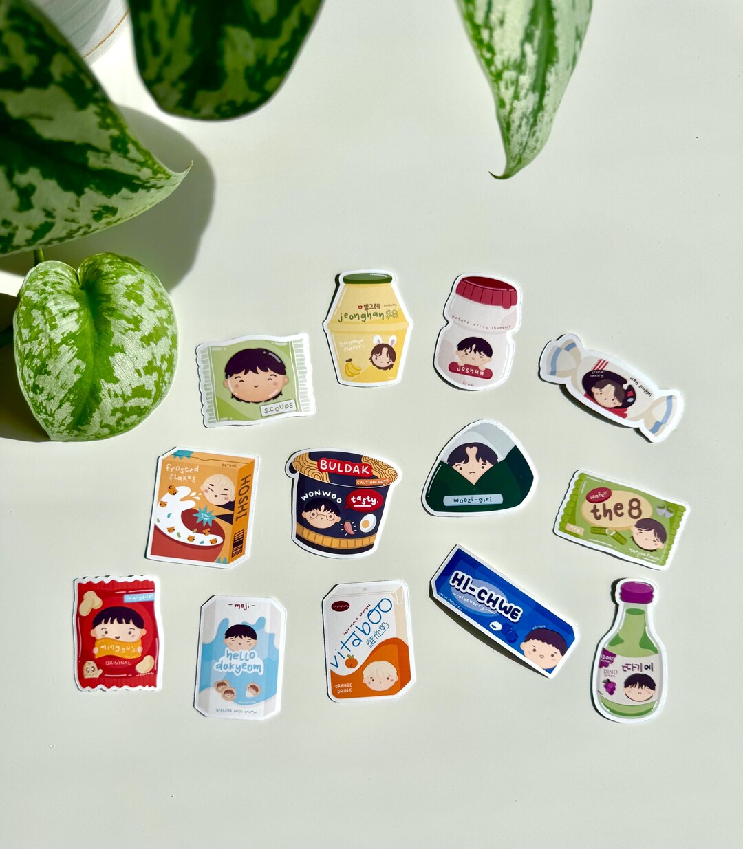 Seventeen Stickers Svt Carat Merch Cute Stickers Kpop Journal
