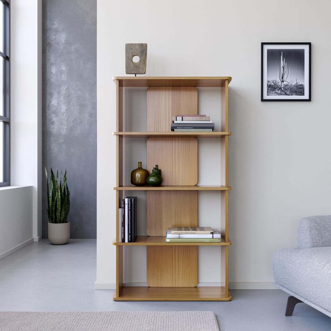 Custom-made Shelving, Solid Wood Shelving, Color of Your Choice, Room ...