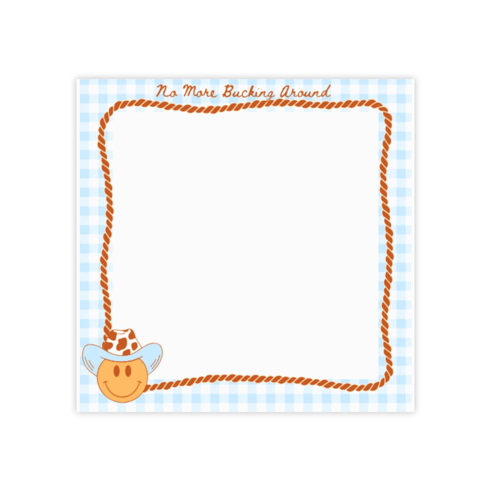 Cowboy Themed Posted Notes Pads, Western Charm Sticky Notes - Etsy