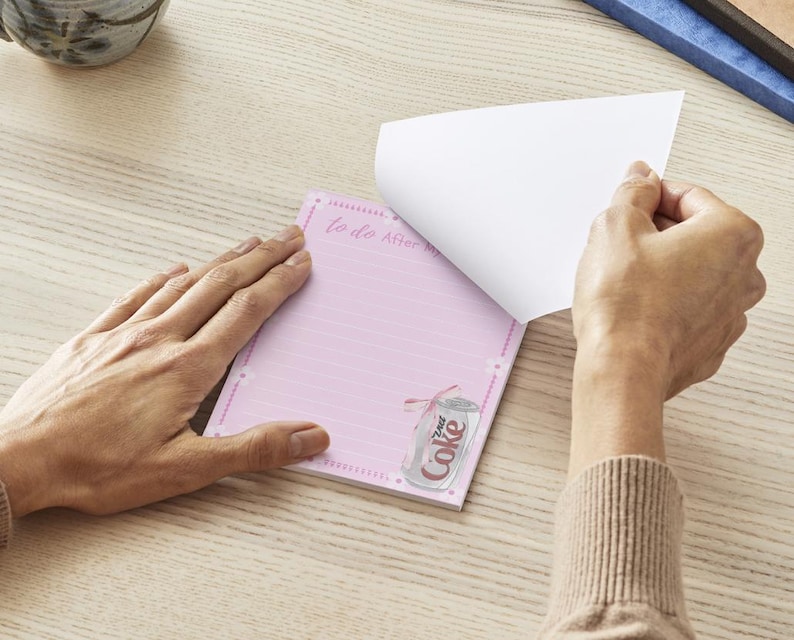 Pink "to Do After My Diet Coke" Notepad | Printable Diet Coke ...