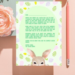 Printable Easter Bunny Letter for Kids – Personalized Easter Surprise ...