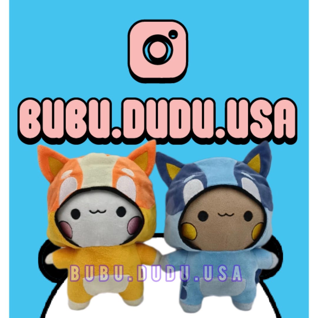 Bubu Dudu Bluey & Bingo *PRE-ORDER EXCLUSIVE* Soft Toy Plushie With Speciai Unreleased Soft ...