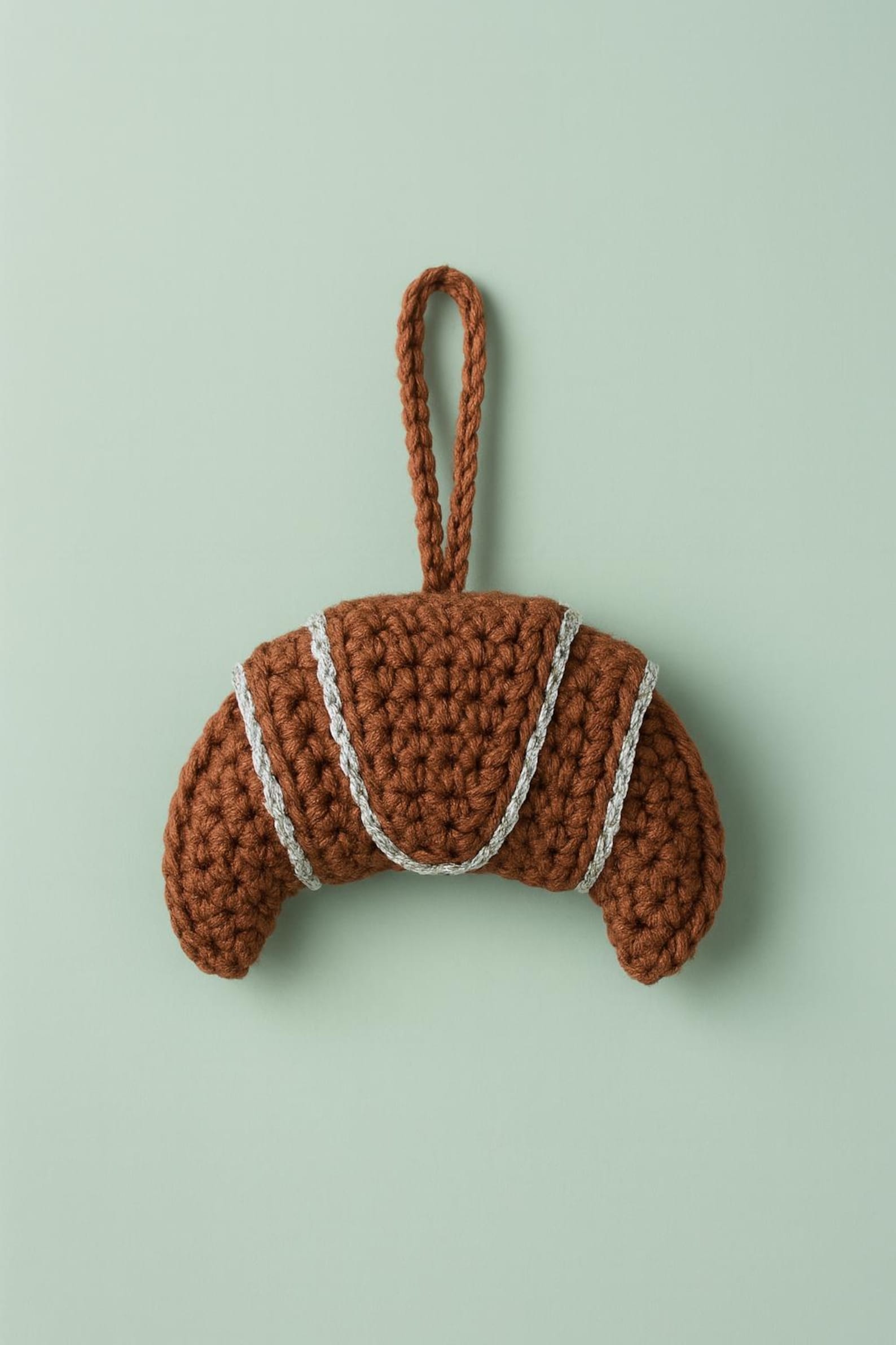Crochet Croissant Pattern – Amigurumi Keychain Ornament (PDF Pattern ...