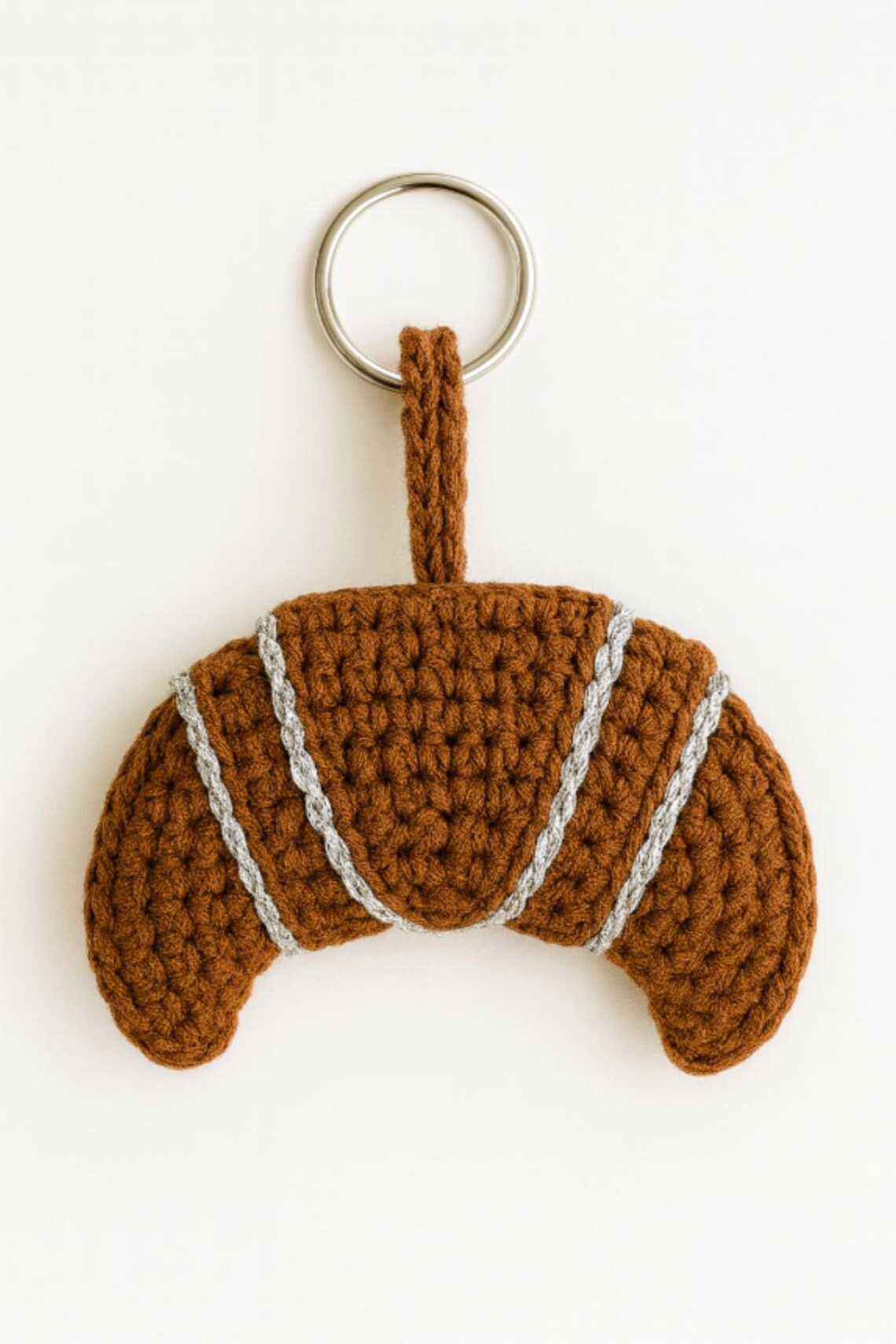 Crochet Croissant Pattern – Amigurumi Keychain Ornament (PDF Pattern ...