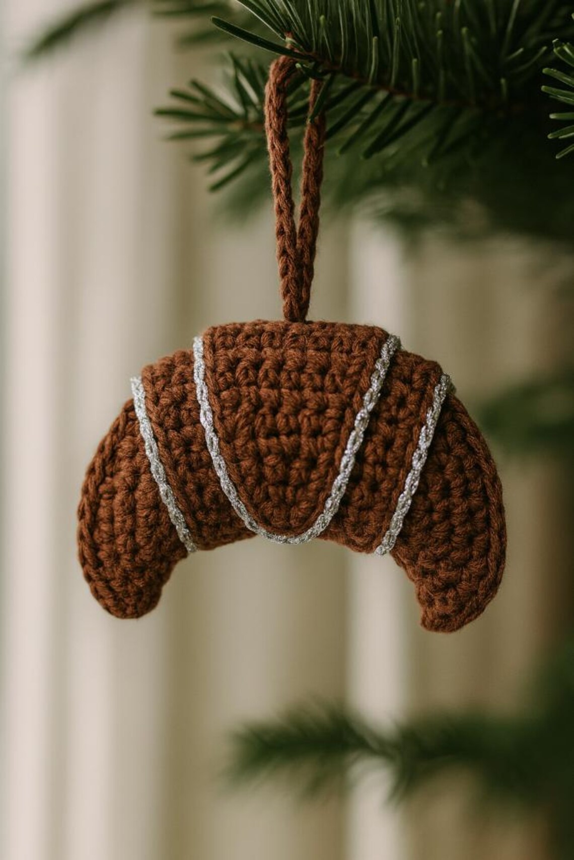 Crochet Croissant Pattern – Amigurumi Keychain Ornament (PDF Pattern ...