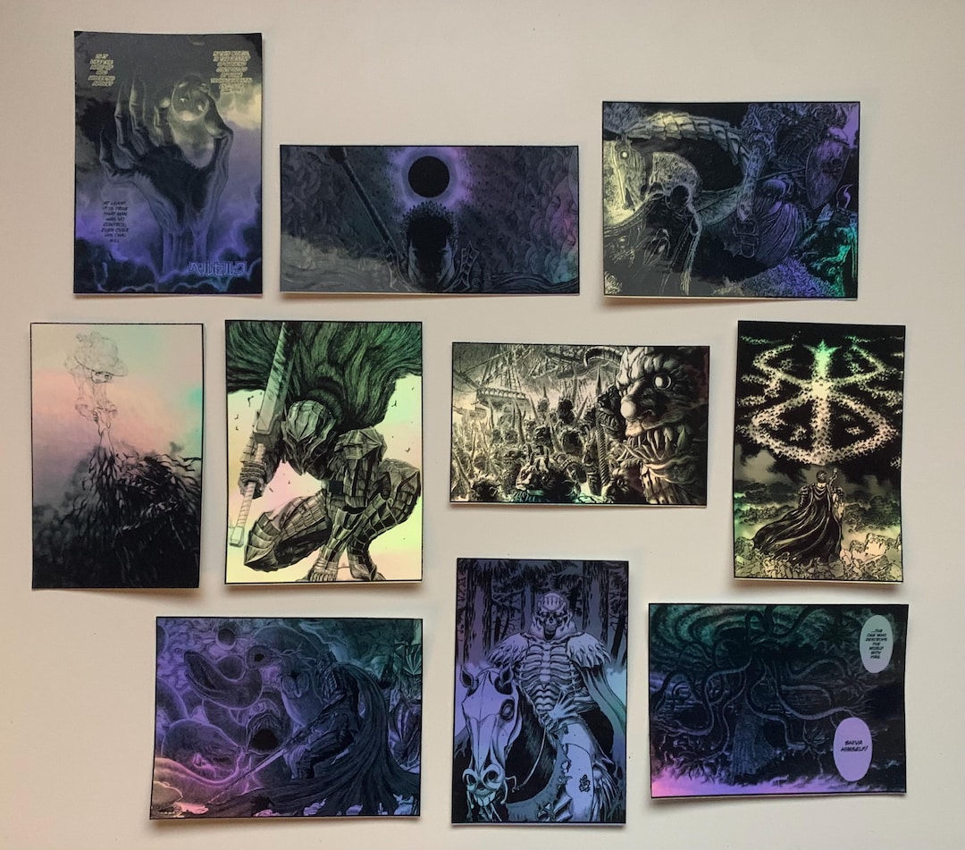 Anime Holographic Manga Panel Stickers Bundle 3A - Etsy