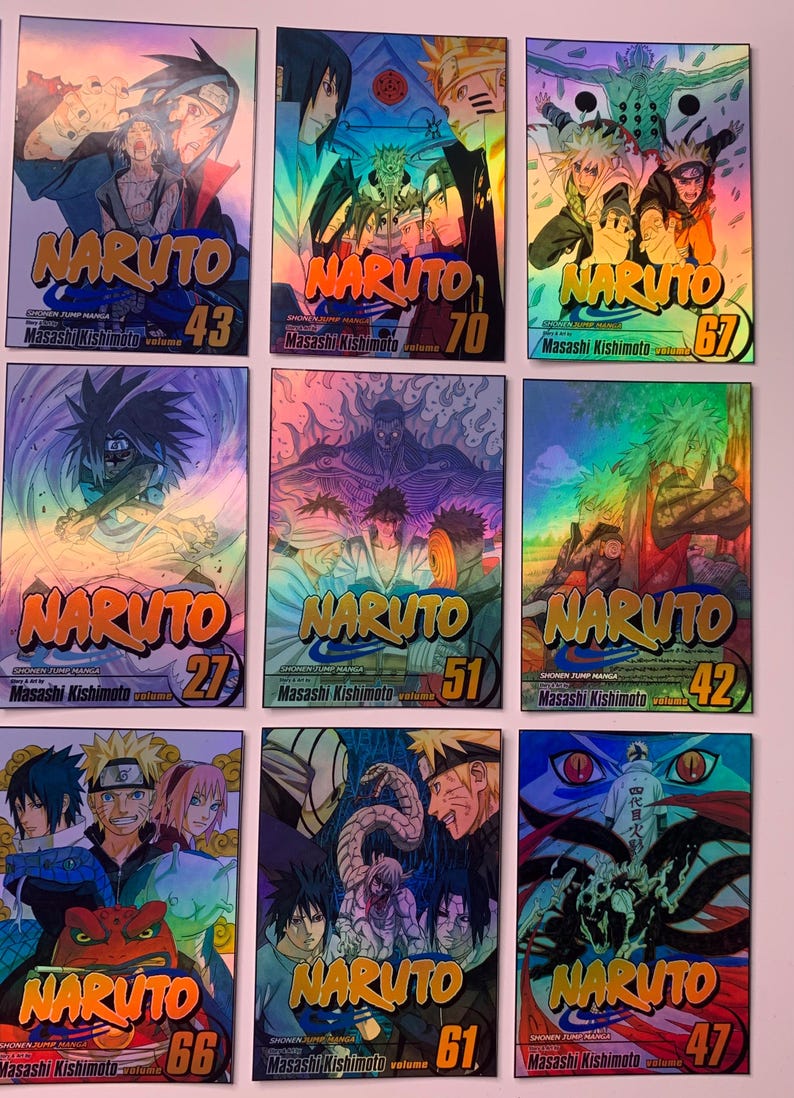 Anime Holographic Manga Panel Stickers Bundle 2C - Etsy