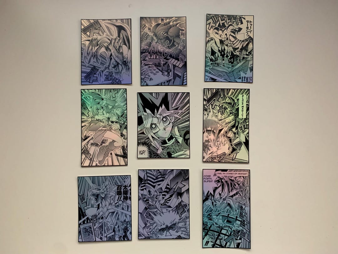 Anime Holographic Manga Panel Stickers Bundle 5A - Etsy