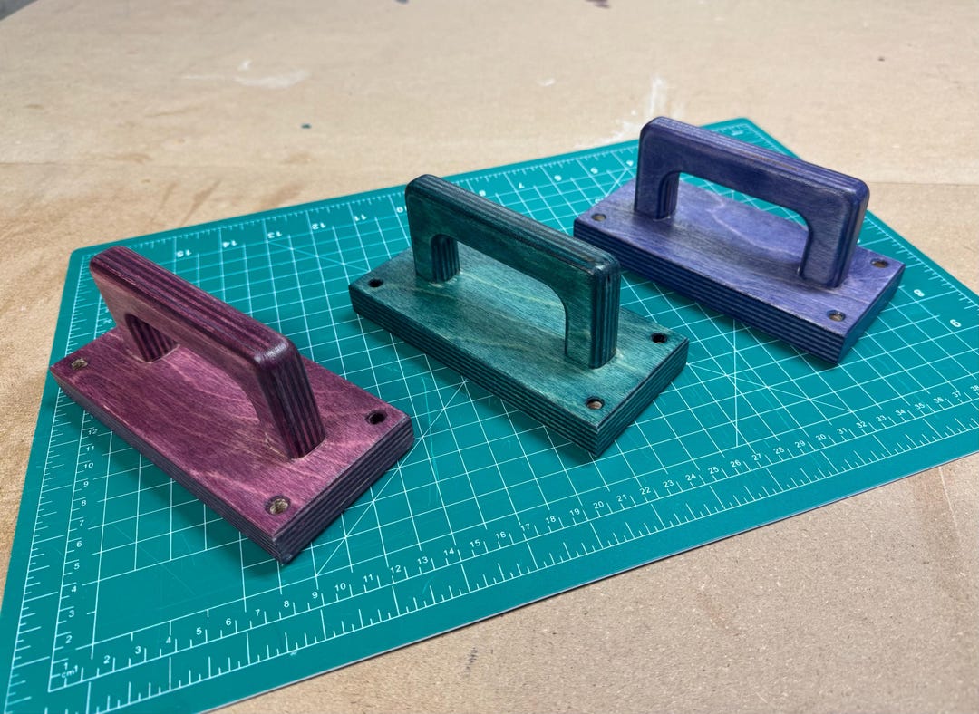 Woodworking Hand Sanding Block Set. Three Erganomic Sanders With Easy ...