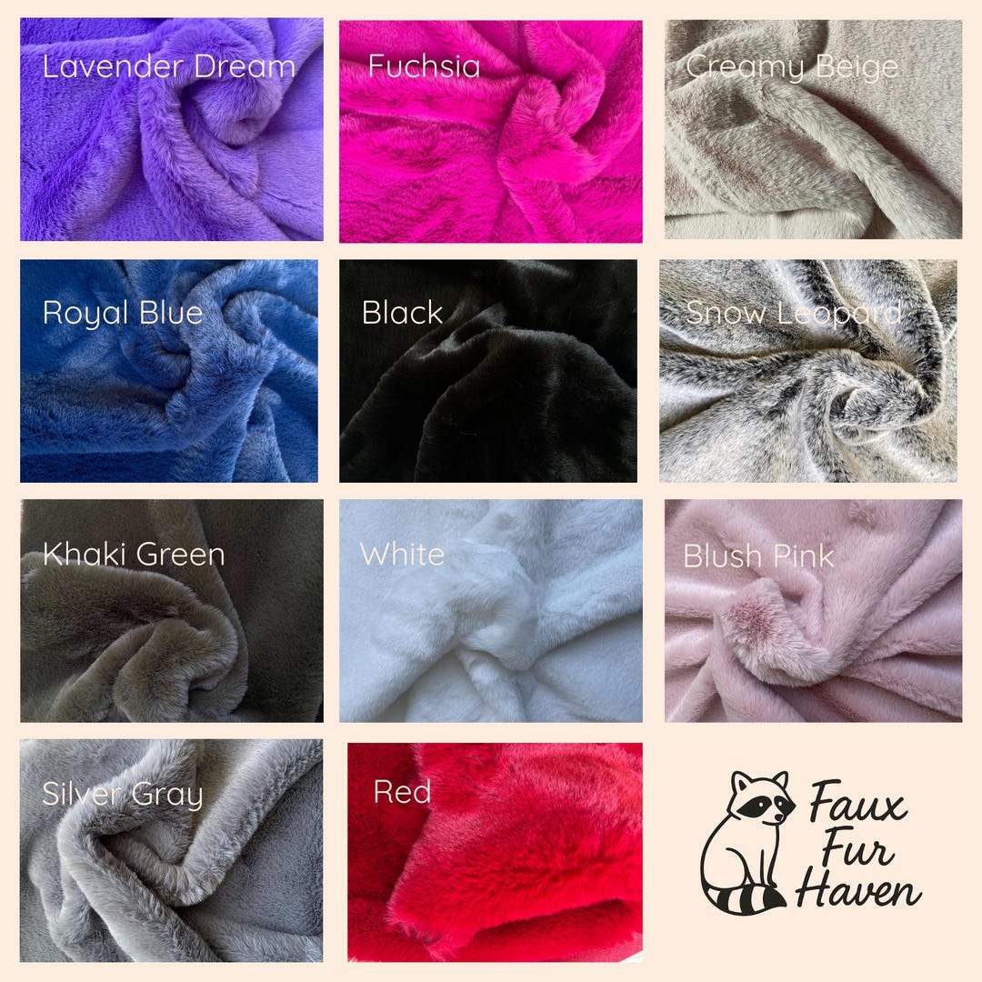 Ultra Soft Faux Fur Fabric: Vegan Craft Costume Material - Etsy