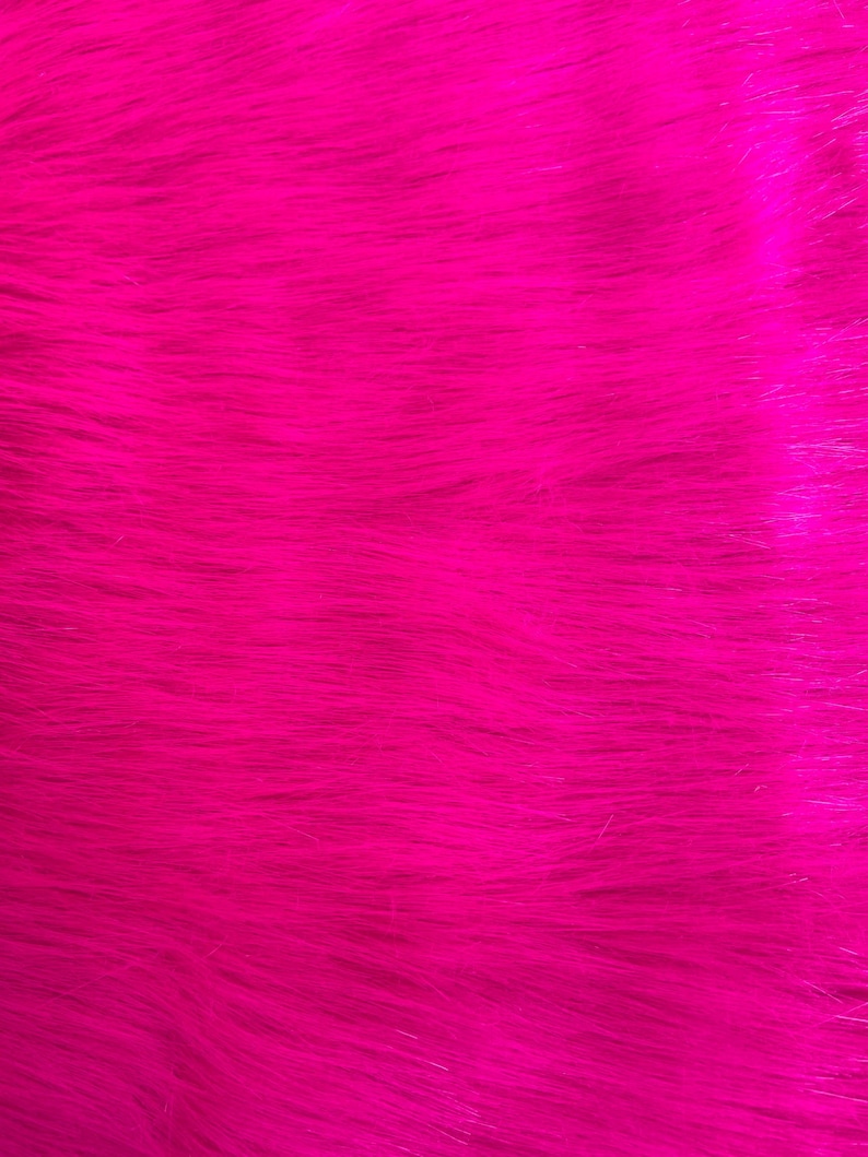 Shaggy Light Purple Faux Fur Fabric: Long Pile, Ultra Soft, Vegan - Etsy