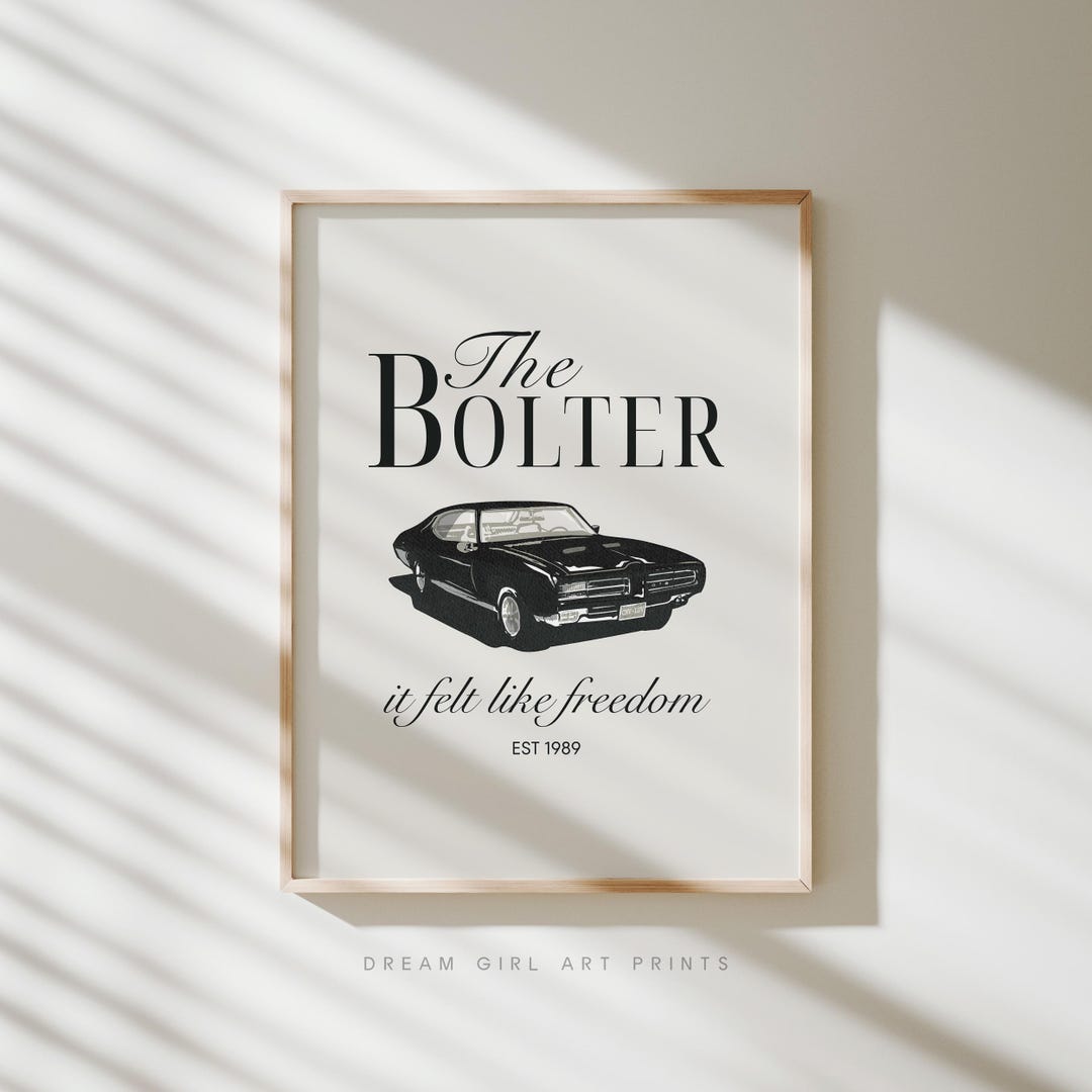 THE BOLTER | Retro Girly Poster Music Lyric Poster Cute Apartment Art ...
