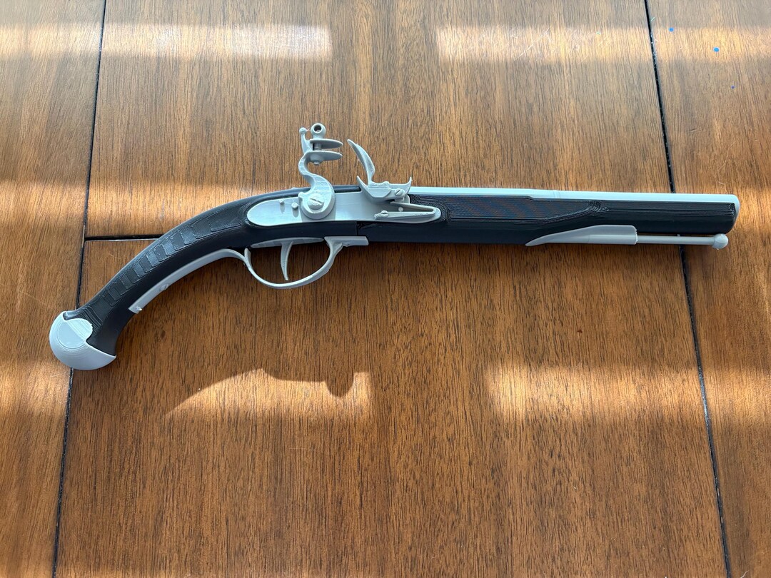 Flintlock Pistol Pla Printed Replica No Moving Parts - Etsy