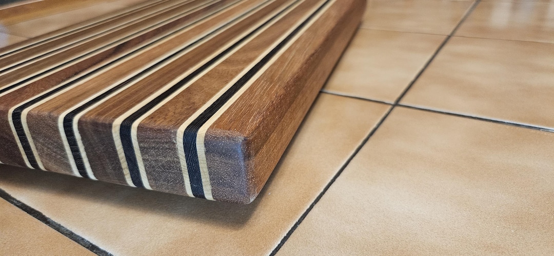 Bold and Beautiful - 1.5" Exotic Wood Cutting Board – Angelique, Wenge ...