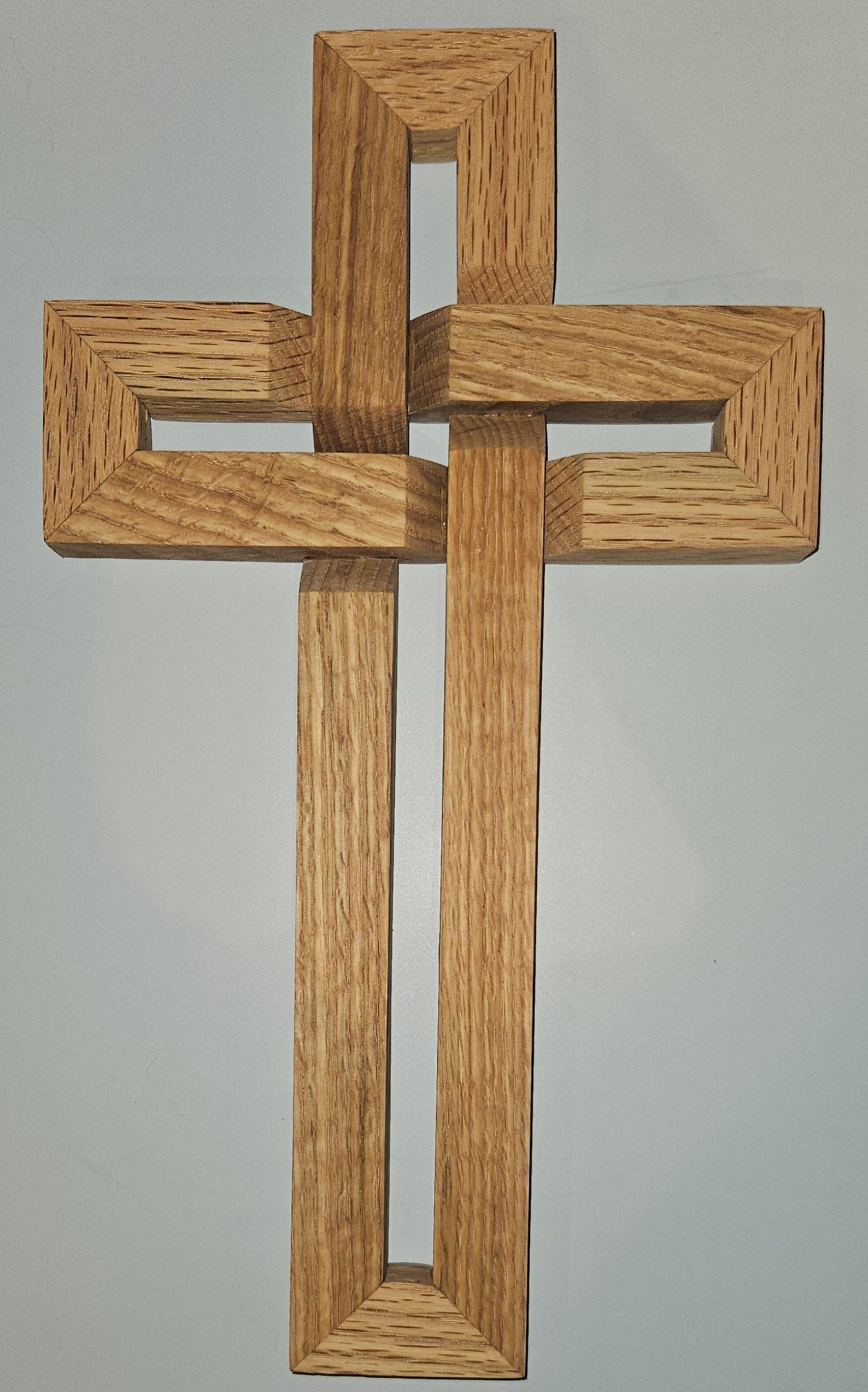 Handmade Red Oak Woven Cross - Etsy
