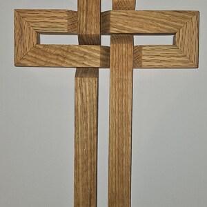 Handmade Red Oak Woven Cross - Etsy
