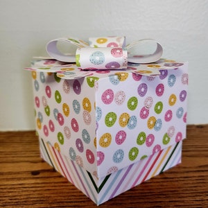Birthday Gift Box, Gift Box With Bow, Baby Shower Gift Bow - Etsy