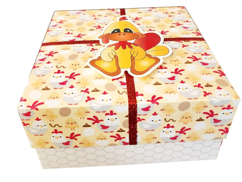 Gift Box, Chicken Gift Box, Birthday Gift Box, Gift Box With Lid, Gift ...